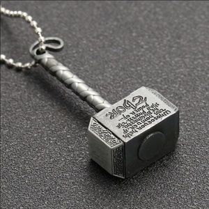 Accessories | Marvel Thor Hammer Pendant Superhero Necklace Men | Poshmark